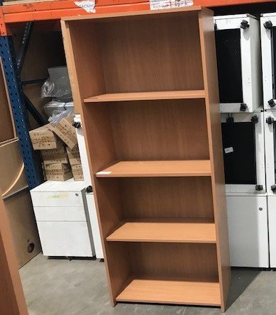 Recycled 1750 Beech Bookcase - Hills Office Furniture